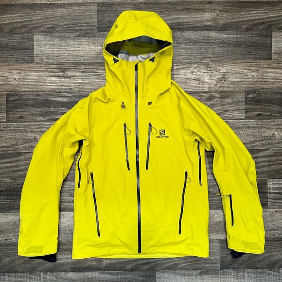 Salomon | Jackets & Coats | Salomon Icestar 3l Jacket In Yellow Mens ...